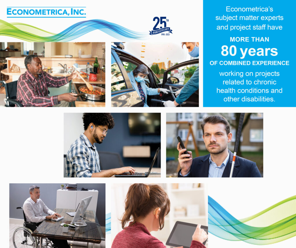 Econometrica’s Experience and Capabilities Related to Serving People With Disabilities
